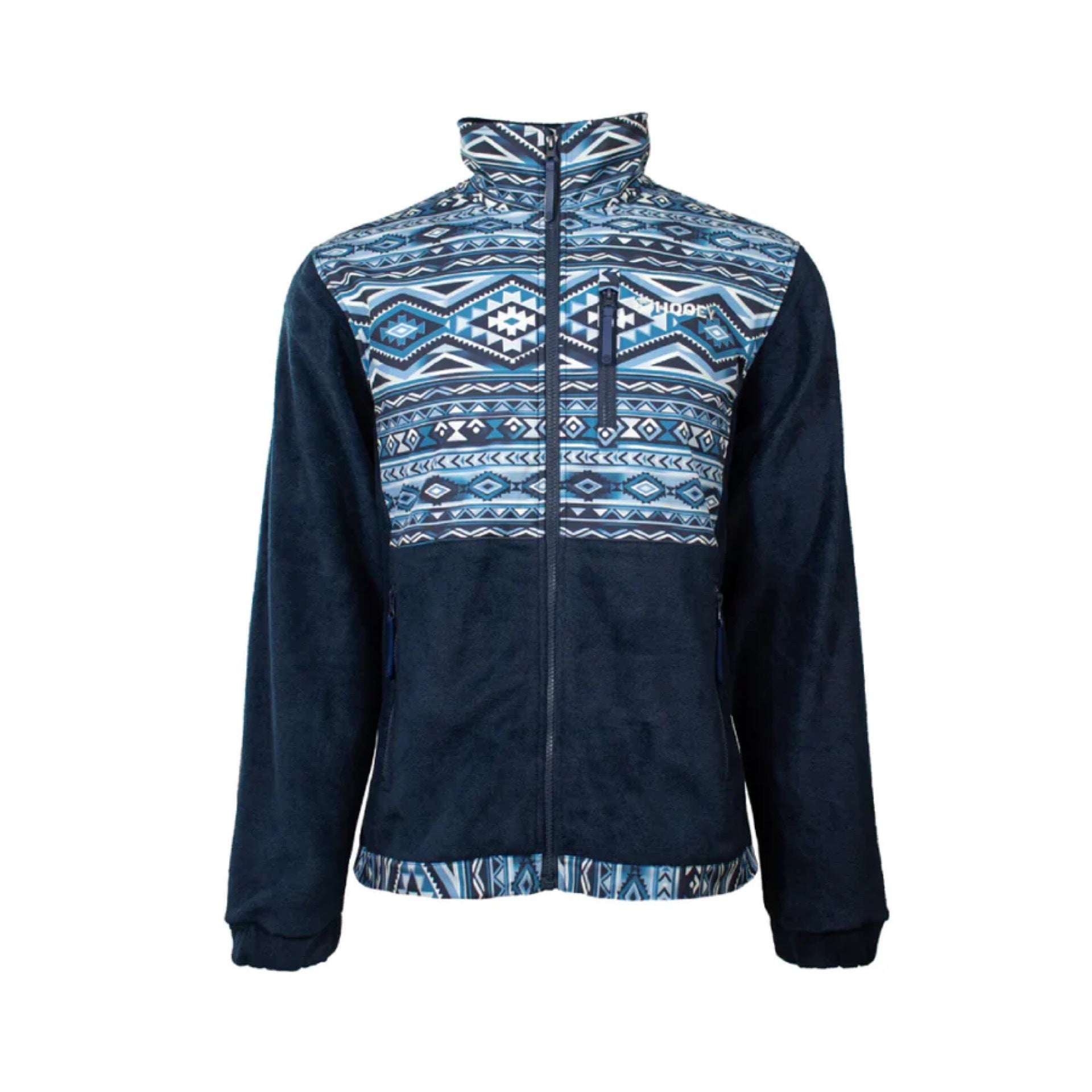 Mens Hooey Half Zip Aztec Sweater Blue | Las Palmas Western Wear LLC